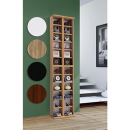 Vcm Holz CD DVD Stand Regal Schrank Aufbewahrung Standregal Ständer Almera