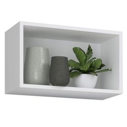 Vcm Holzregal hängend platzsparendes Regal Maße: H. 30 x B. 50 x T. 28 cm Elegantes Regal hängend Aufbewahrungsregal Bücherregal Wandboard - Arila S