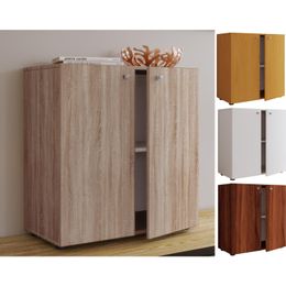 Vcm Holz Kommode Sideboard Highboard Anrichte Schrank Vandol 1 Drehtüren