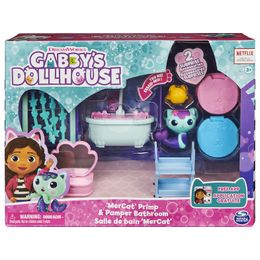Spin Master 37410 Gabby's Dollhouse Deluxe Room MerCats Badezimmer Spielset Mehrfarbig
