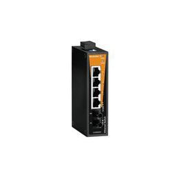 Weidm&uuml;ller Weidm&uuml;ller Ethernet-Switch, RJ45-Anschl&uuml;sse 4, Glasfaseranschl&uuml;sse 1ST, 100Mbps, Unmanaged - 1240880000