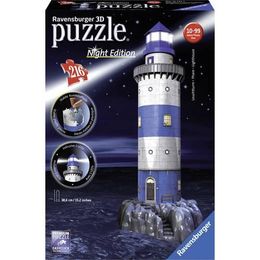 Ravensburger 3D Puzzle Leuchtturm bei Nacht 12577 Leuchtturm bei Nacht 1 St.