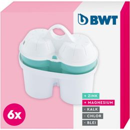 BWT Filterkartuschen zinc + Magnesium Mineralized Water 6er Pack - stärkt das Immunsystem und die Abwehrkräfte