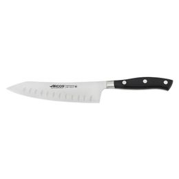 Schaukel-Santoku-Messer Serie Riviera, 8 cm lange Klinge aus rostfreiem nitrum® und Griff aus Polyoxymethylen (pom) - Arcos
