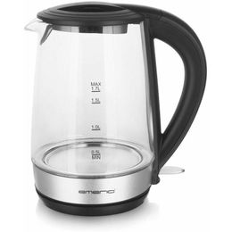 Emerio Nordic Ab - Glas Wasserkocher 1,7L led Beleuchtung Kabellos Erwärmen Tee Kettle Küchengeräte