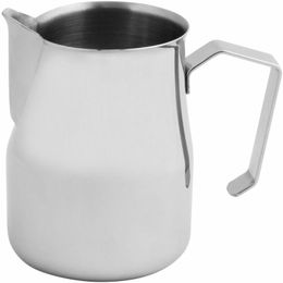 FMprofessional Milchkännchen 750ml, Milch Pitcher aus Edelstahl, Milchaufschäumen für perfekten Cappucino, (Farbe: Silber), Menge: 1 Stück-22492