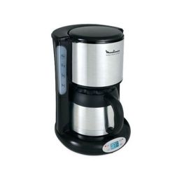 Moulinex - Programmierbare isolierte Kaffeemaschine 12 Tassen 800w schwarz / Edelstahl - ft362811