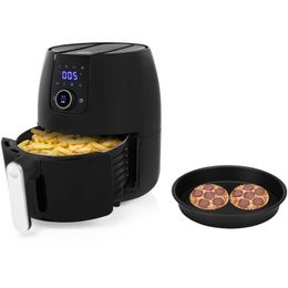 Princess - Digitale xxl Heißluftfritteuse & Pizzapfanne frittieren ohne Öl 4,5Ltr 1500Watt