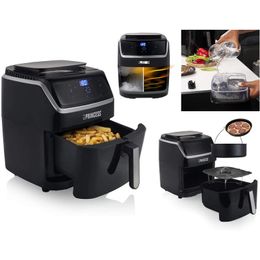 Princess 2in1 Digitale Heißluftfritteuse & Dampfgarer mit 2tlg Zubehörset 6,5Ltr 1700Watt