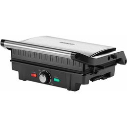 Kontaktgrill xl 180° Klappbar Antihaftbeschichtung Cool-Touch-Griff Küche Tischgrill Sandwich Maker Elektrogrill Panini Toaster Raclette - Monzana