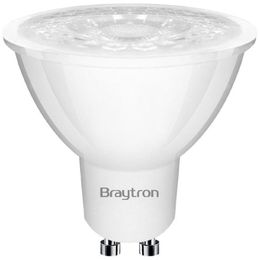 Braytron 5x led Leuchtmittel GU10 cob 7W 38° 530 Lumen Glühbirne Glühlampe Spot Stromsparend: a+ kaltweiß 5 Stück