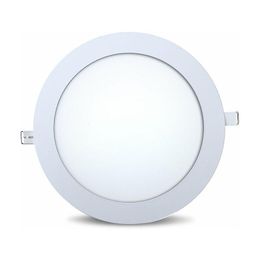 Braytron 2x 18W led Panel Einbaustrahler Spot Einbauleuchte Neutralweiß 4200K 1360 Lumen Deckenleuchte Rund