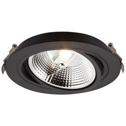 Zumaline Lighting - Zumaline chuck Einbaudownlight, Schwarz, 1x GU10/ES111