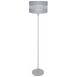 Helam Lighting - Helam helen Stehlampe mit Schirm Grau, Silber 35cm