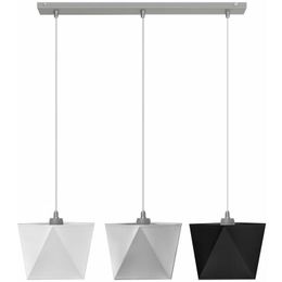 Helam Lighting - Helam adamant Straight Bar Pendel-Deckenleuchte Weiß, Grau, Schwarz 75cm