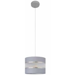 Helam Lighting - Helam helen Zylindrische Pendelleuchte Grau, Silber 20cm