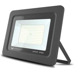 Forever Light - Flutlicht led proxim ll IP66 Wasserdicht Strahler Fluter 200W Ersetzt 600W Kaltweiß (6000K) 16000LM Spotlight Außenstrahler