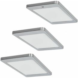 Led Unterbauleuchte Küche 3x4,8 w, Küchenleuchte Kyra, Sensorschalter