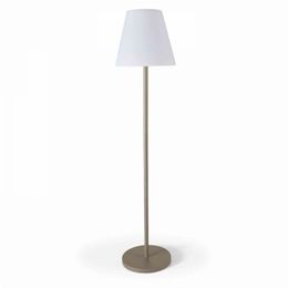 Oviala - 150 cm LED-Stehleuchte Taupe - Weiß