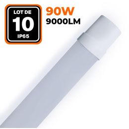 10er-Pack Led-Lichtleisten 90w 9000lm 150cm Wasserdicht Ip65