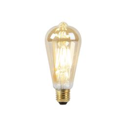 LUEDD E27 LED Lampe ST64 dimmbar bis warm gold 8W 806 lm 2000-2700K - Gold