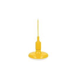 Forever - E27 Stylische led Hängelampe Hängeleuchte Pendelleuchte Lampe 18W 1620lm Gelb Neutralweiß inkl. Fassung 1 Meter in Gelb