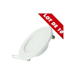 Satz von 10 12W LED Flat Panel Einbaudownlights Température de Couleur: Blanc Chaud 3000K