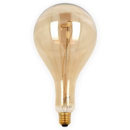 Led Line - E27 4W led Filament Globe Ø160mm Glühbirne Warmweiß 2000K 160 lm Glühfaden Retro Lampe Vintage Look Fadenlampe Ballform