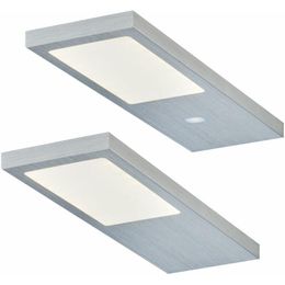 Led Unterbauleuchte Küche 2x4 w, Küchenleuchte Gamma, warmweiss