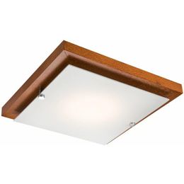Licht-Erlebnisse - Deckenleuchte E27 Natur Holz Modern Deckenlampe - Holz rustikal