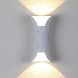 Wottes - Draussen Wasserdichte led Wandleuchte Kreative Innen Wohnzimmer Korridor led Wandlampe Warmweiß