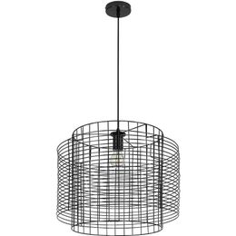 PRIVATEFLOOR Retro-Deckenlampe - Design-Pendelleuchte - Lars Schwarz - Metall, Metall - Schwarz