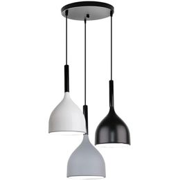 Modern Einfache Kreative Eisenkunst Pendelleuchte E27 Dekorativer Kronleuchter 3 Lichter (Schwarz / Weiß / Grau)