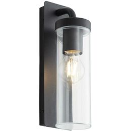 Brilliant Lampe Aosta Außenwandleuchte hängend schwarz matt 1x A60, E27, 25W, geeignet für Normallampen (nicht enthalten) IP-Schutzart: 44