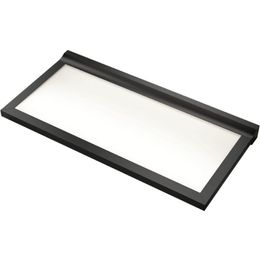 L&S L&s - Paper Shelf Tablarleuchte (LED-Wandboard) Länge 1200 mm Aluminium schwarz