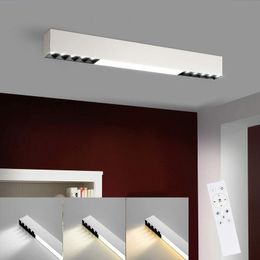 Deckenlampe led Deckenleuchte Dimmbar Schlafzimmer - Deckenstrahler Bürolampe Fernbedienung Modern Küchenlampe Design Deckenspot Deckenbeleuchtung