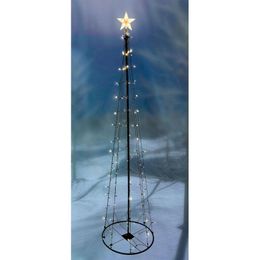 Mojawo - led Metall Weihnachtsbaum 180 cm Außen 8 Funktionen-MLK059W-8