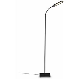 B.K.LICHT LED Stehleuchte CCT Stufen dimmbar Stehlampe schwenkbar Touch Leselampe flexibel - 10