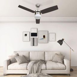 Deckenventilator mit Licht und Fernbedienung 108 - Braun - Prolenta Premium