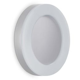 Led Außenleuchte Telefunken rixi, LED-Platine, 4000K Neutralweiß, 12 w, silber, IP44, ø 32 x 5 cm