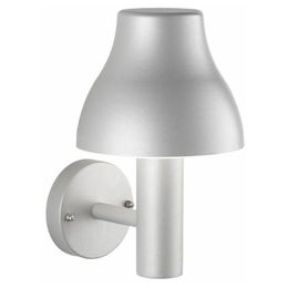Licht-Erlebnisse LED Wandlampe außen IP44 Silber 3000 K 680 lm Aluminium Modern Wandleuchte außen - Silber