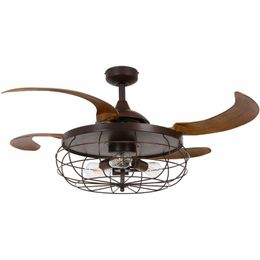 Beacon Deckenventilator Fanaway Industri Bronze mit Licht