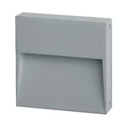 Goccia - LED-Wandleuchte für den Außenbereich Stamp-110 4.5W 4000K Grau 5321GM4K