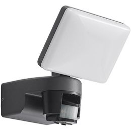 Melamika LED-Außenstrahler, Sensor - dunkelgrau (ral 7016), weiß - LINDBY