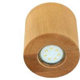Licht-Erlebnisse - Deckenlampe Holz Modern GU10 Natur Deckenspot - Natur