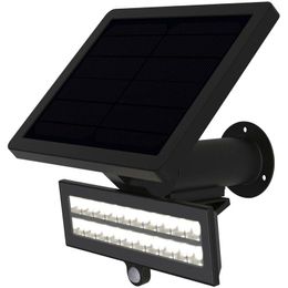 Jannat LED-Solar-Wandstrahler mit Sensor - Schwarz - LINDBY