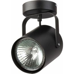 Licht-Erlebnisse - Wandlampe E27 Schwarz Metall Modern Wandleuchte Küche - Schwarz
