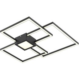 LINDBY - Duetto LED-Deckenlampe, anthrazit, 38 w - anthrazit