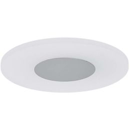 LINDBY - Dekorative LED-Deckenlampe Tarja - weiß satiniert, chrom