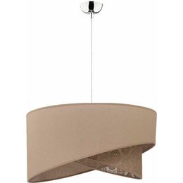 Licht-Erlebnisse Hängeleuchte E27 Beige Metall Modern Pendelleuchte